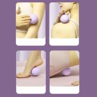 China Silicone Massage Ball for Sore Muscles Shoulder Neck Back Silicone Massage Ball Foot Body Release Manufacturer for sale