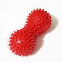 China Peanut Shape Relieve Body Stress PVC Resistant Foot Spiky muscle Massager Point Foot Massage Fitness Sport Yoga Ball for sale