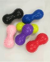China Peanut Shape Relieve Body Stress PVC Resistant Foot Spiky muscle Massager Point Foot Massage Fitness Sport Yoga Ball for sale