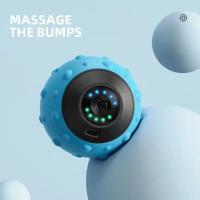 China Electric Back Foot Pain Massager Roller Ball Self spiky silicone yoga massage roller ball vibrating massage ball for sale