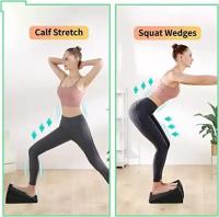 China Adjustable EPP Squat Wedge Anti-Slip Squat Wedge Block Heel Elevated Calf Stretcher for sale