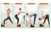 China Adjustable EPP Squat Wedge Anti-Slip Squat Wedge Block Heel Elevated Calf Stretcher for sale