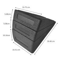 China EPP Yoga Wedge Stretch Slant Board Non Slip 3 pcs Adjustable Squat Ramp Squat Wedge Block Squat Wedge for Heel Elevated for sale