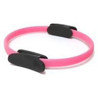 China Fitness Accessories eco-friendly double handle magic yoga pilates circle yoga pilates ring for sale