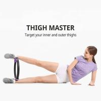 China Fitness Accessories eco-friendly double handle magic yoga pilates circle yoga pilates ring for sale
