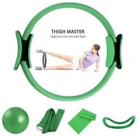 China Wholesale Home Use 5pcs Mini Gym Ball Yoga Belt Latex Band and Pilates Ring Set for sale