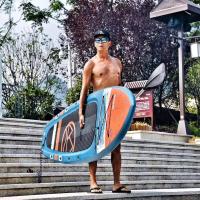China Hot Sale Premium SUP Custom Rigid Foam OEM SUP Paddle Board Durable Plastic Stand Up Race Paddle Board SUP for sale