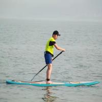 China blow molded rigid durable plastic 11ft race sup board paddle for race for sale