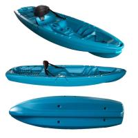 China China Cheap HDPE Sit On Top Plastic Boat Canoe Single Seat Kayak Sea Wholesale for sale