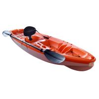 China Cheap Factory Price Customized Blow Molded HDPE Beginner One Person Sit On Top Kayak For Children Adult for sale