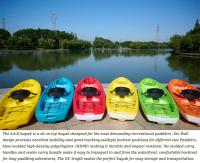 China Wholesale cheap single sit on top HDPE blow molded plastic fishing kayak with factory price for sale