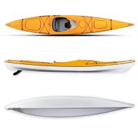 China New Design OEM/ODM 14' GT ABS Thermoformed Light Weight Ocean Touring One Person Sit In Kayak canoe with skeg for sale