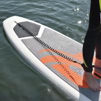China Cheap Coiled Safety Leash For SUP And Surfboard for sale