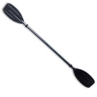 China Wholesale Cheap Plastic Blade Aluminum Shaft Child Kayak Paddle Adjustable Two Pieces Children Kayak Paddle For Kids for sale