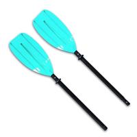 China Wholesale Cheap Plastic Blade Aluminum Shaft Child Kayak Paddle Adjustable Two Pieces Children Kayak Paddle For Kids for sale