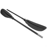China wholesale light weight High Quality Two Pieces Carbon Shaft Glassfiber reinforced PP Carbon kayak paddle for sale
