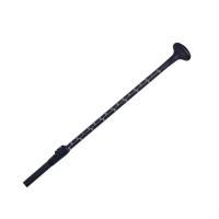 China New Design Carbon Bamboo Blade Carbon Shaft SUP Surfboard Paddle Adjustable Three Pieces Bamboo Paddle For SUP for sale