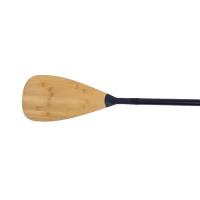 China New Design Carbon Bamboo Blade Carbon Shaft SUP Surfboard Paddle Adjustable Three Pieces Bamboo Paddle For SUP for sale