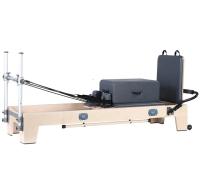 China Wood Pilates Reformer Equipment 85 X 24 X 14 Inches Frame Material Engineered for Pilates Studios and Wellness Centers for sale