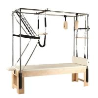 China Adjustable Springs Cadillac Reformer Pilates Equipment Suitable for Beginner To Advanced Pilates Practitioners Enhancing Flexibility Strength and Balance for sale