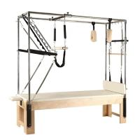 China Adjustable Springs Cadillac Reformer Pilates Equipment Suitable for Beginner To Advanced Pilates Practitioners Enhancing Flexibility Strength and Balance for sale
