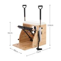 China Non slip Padded Handles Pilates Chairs offering Adjustable Springs Resistance System and Minimal Assembly suitable for Health Clubs for sale