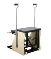 China Adjustable Springs Resistance System Pilates Chairs Featuring Wood Frame and Typically 2 to 4 Springs Suitable for Fitness Centers for sale