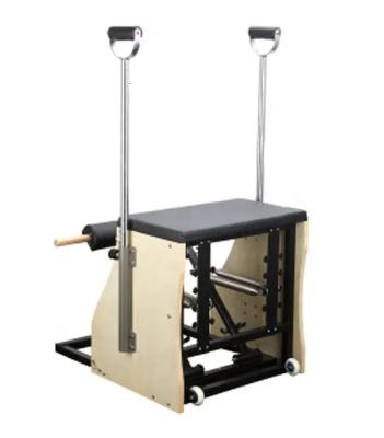 China Adjustable Springs Resistance System Pilates Chairs Featuring Wood Frame and Typically 2 to 4 Springs Suitable for Fitness Centers for sale
