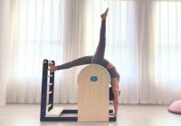 China Black Sturdy Iron Stand Ladder Barrels for pilates exercises for sale