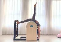 China Black Sturdy Iron Stand Ladder Barrels for pilates exercises for sale