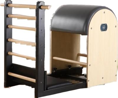 China Black Sturdy Iron Stand Ladder Barrels for pilates exercises for sale
