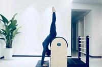 China Black Sturdy Iron Stand Ladder Barrels for pilates exercises for sale