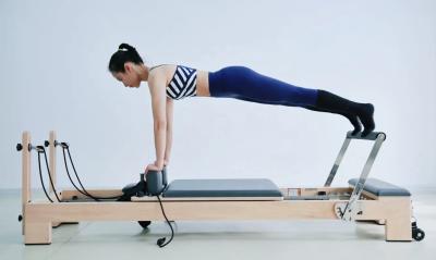 China Adjustable Ropelength Pilates Reformer Equipment Featuring Instruction Manual Suitable for Pilates Studios Rehabilitation Clinics and Gym for sale
