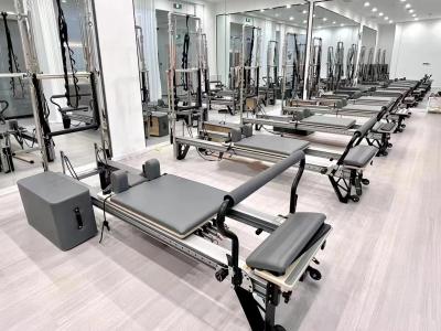 China Aluminum Pilates Reformers featuring 5 Number of springs and included Straps for sale