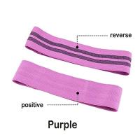 China Virson Anti Slip Cotton Hip Resistance Bands Booty Exercise Elastic Bands For Yoga Stretching Training Fitness for sale