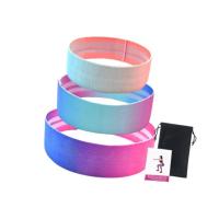 China Virson 3pcs Hip Elastic Band Anti Resistance Bands Loop Exercise Strap For Stretching Fitness Ladies for sale
