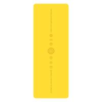 China Factory Custom Non Slip Eco Friendly Fitness Printed PU Rubber Yoga Pilates Mat for sale