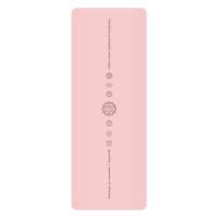 China Factory Custom Non Slip Eco Friendly Fitness Printed PU Rubber Yoga Pilates Mat for sale