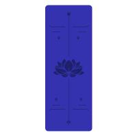 China Custom Design Eco Polyurethane Leather Non-Toxic White Natural Rubber PU Yoga Mat for sale