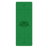 China Custom Design Eco Polyurethane Leather Non-Toxic White Natural Rubber PU Yoga Mat for sale