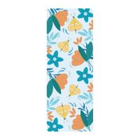 China New Trending Full Color Custom Logo Printed Eco Friendly Sublimation Printing PU Yoga Mat for sale