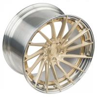 China Customized luxury 2 piece forged alloy wheels for high end racing cars for sale