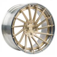 China Customized luxury 2 piece forged alloy wheels for high end racing cars for sale