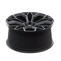 China Gloss Black Color And Machine Face Forged Aluminum 21 inch wheel for cars for sale
