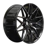 China 18 inches black Brown polish 5 * 112 aluminum alloy forged car wheels for sale