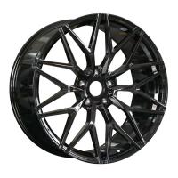 China 18 inches black Brown polish 5 * 112 aluminum alloy forged car wheels for sale