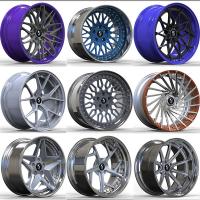 China Customized aluminum alloy wheel rims 19x8.5 forged wheels 5x114.3 19 21 22inch,forged rim 18 20 inch wheels 5x112 20x4 for sale