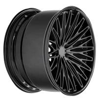 China 18 inch car wheels black bronze brush forged car rim PCD 5x120 forged car wheels for sale