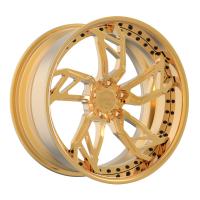 China Custom designed Two pieces forged wheels 18 19 20 21 22 23 24 inch alloy car rim custom alloy car wheels for sale