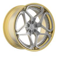 China Custom designed Two pieces forged wheels 18 19 20 21 22 23 24 inch alloy car rim custom alloy car wheels for sale